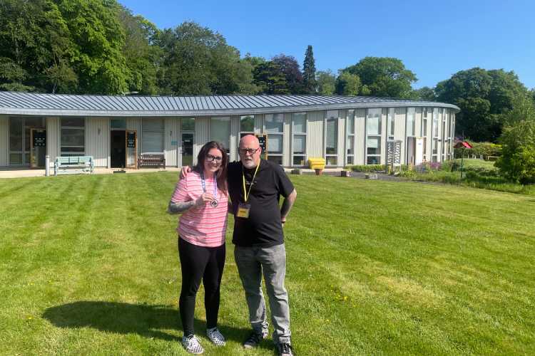 Daughter runs half marathon to thank charity for helping save her ...