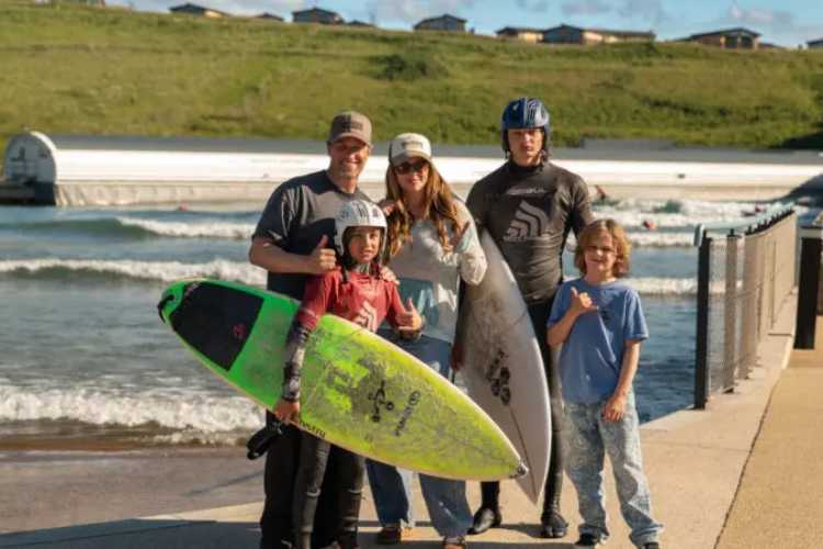 Westlife star Kian Egan catches waves at Lost Shore - Midlothian View