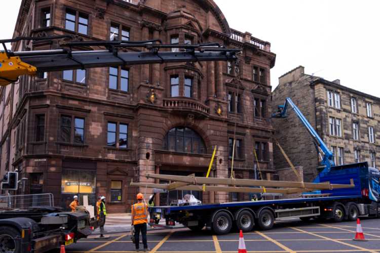New canopy installed at King's Theatre as project nears completion ...